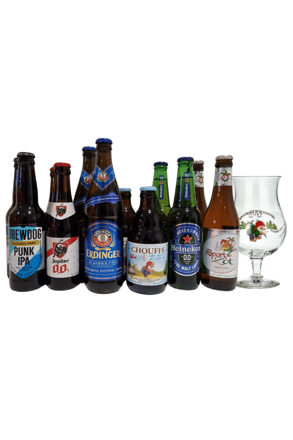 Alcohol Free World Beer Mixed Case & Free Glass